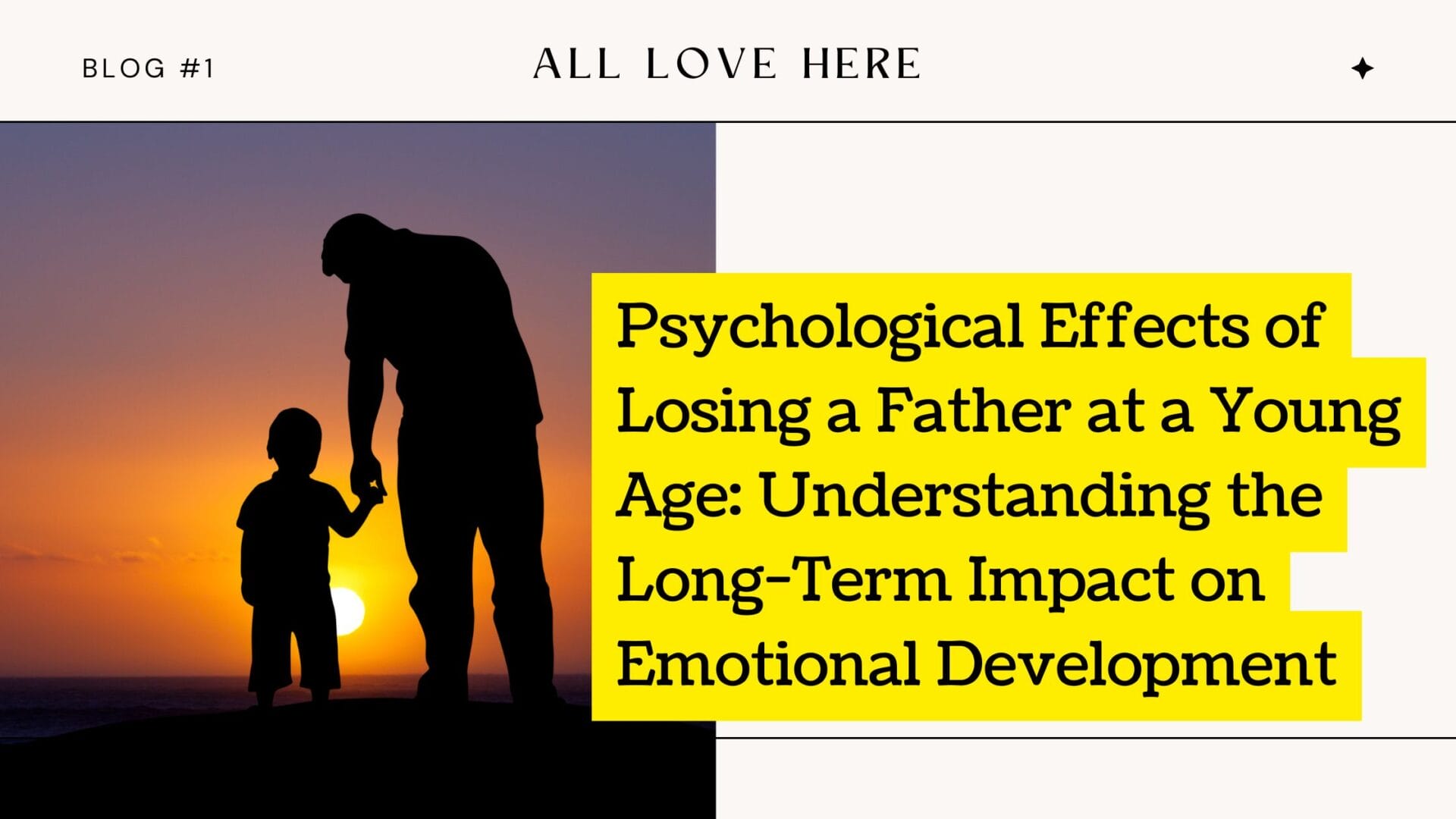 Psychological Effects of Losing a Father at a Young Age: Understanding ...